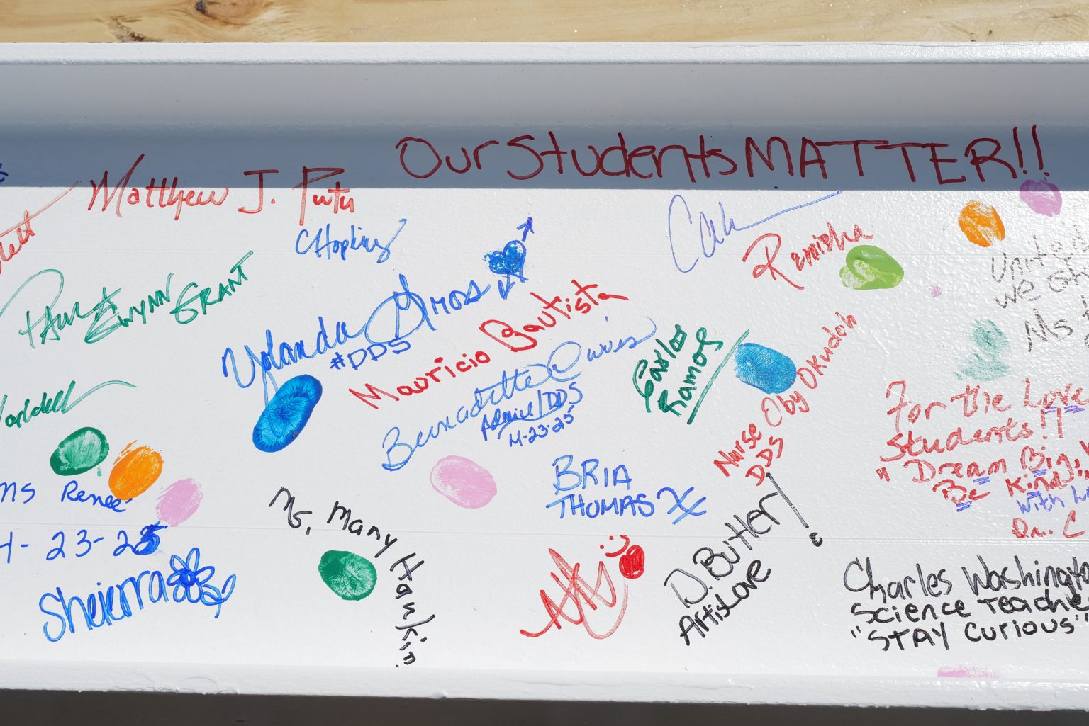 Conway Education Center Beam Signing Ceremony - Catholic Charities DC